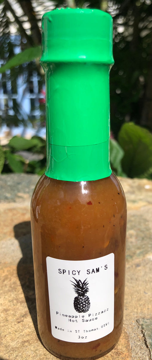 Spicy Sam's Pineapple Pizzazz Hot Sauce - Medium Hot – stjohnspice.com