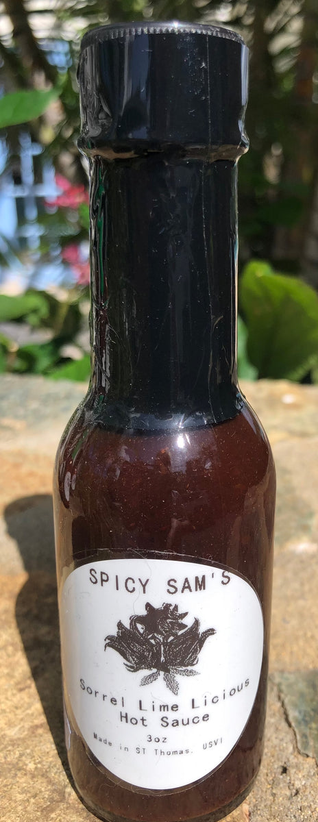 Spicy Sam's Sorrel Lime Licious Hot Sauce - Medium Hot – stjohnspice.com
