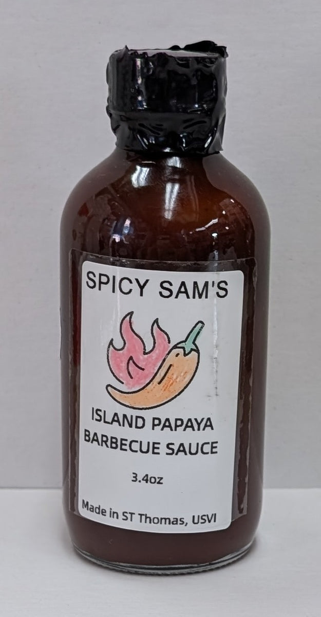 Spicy Sam's Island Papaya Barbeque Sauce – stjohnspice.com