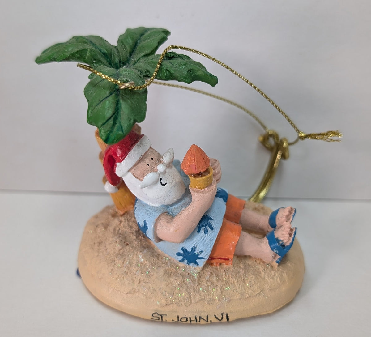 Santa Palm Tree St. John, VI Ornament – stjohnspice.com