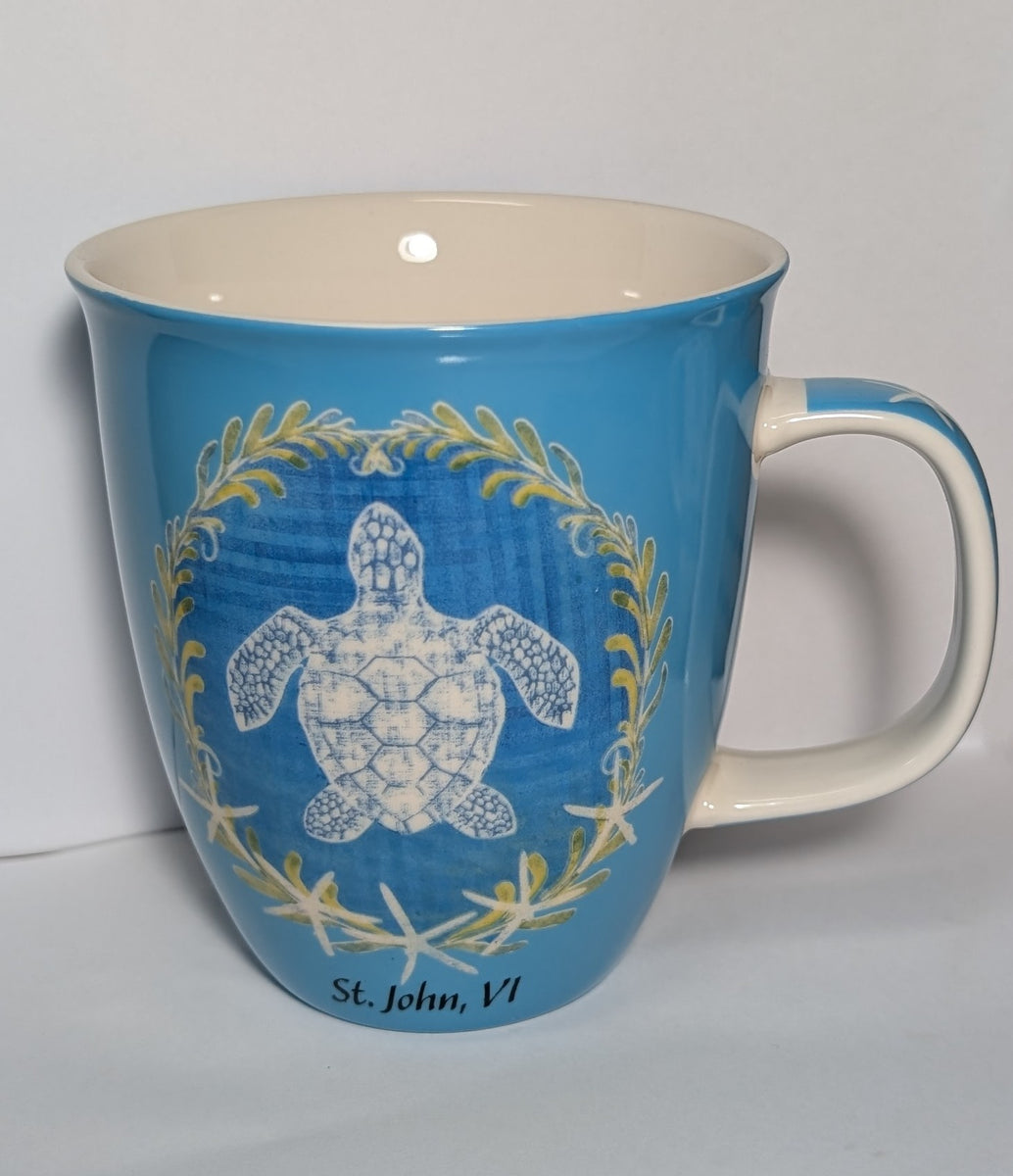 Turquoise Turtle Mug – stjohnspice.com