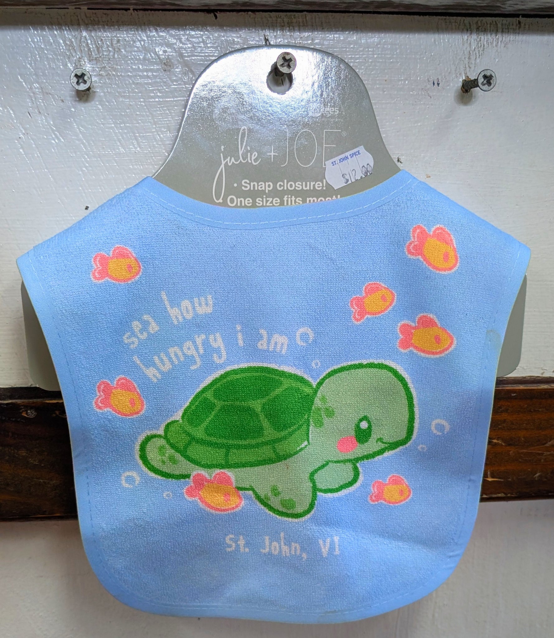 Sea How Hungry I Am Turtle Bib – stjohnspice.com
