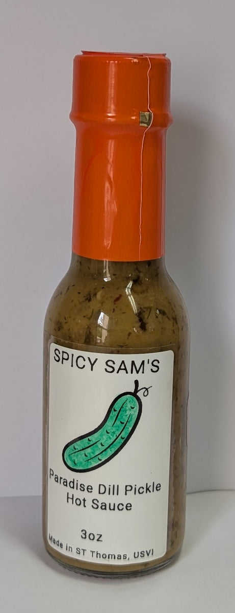 Spicy Sam Paradise Dill Pickle Hot Sauce – stjohnspice.com