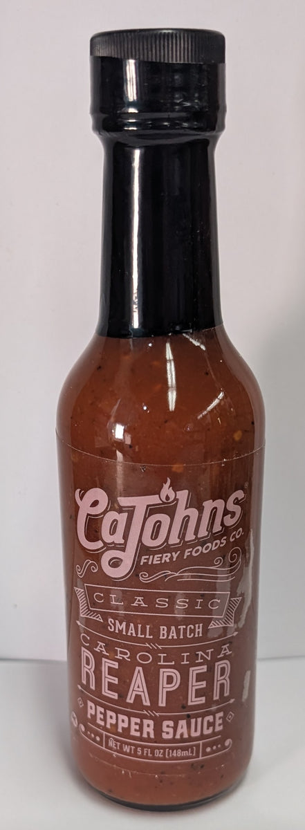 CaJohns Classic Carolina Reaper Pepper Sauce – stjohnspice.com