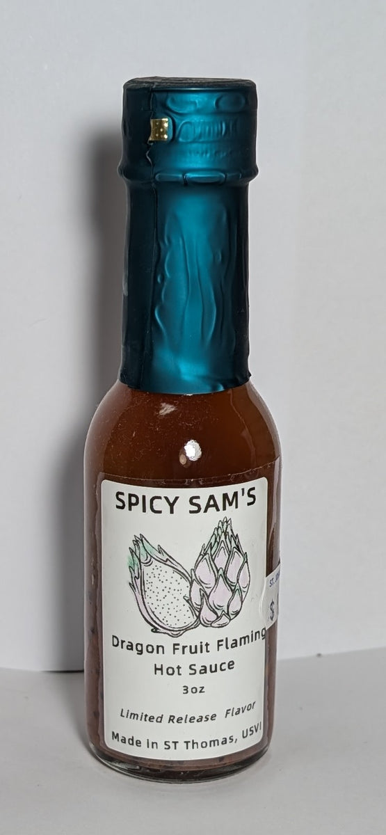 LIMITED EDITION - Spicy Sam's Dragon Fruit Flaming Hot Sauce ...